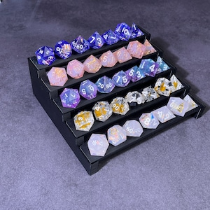 DND Dice Display Shelf Dice Holder for Dice Collectors Dungeons and ...