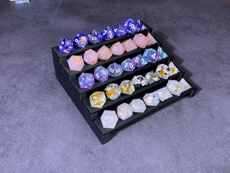 DND Dice Display Shelf Dice Holder for Dice Collectors - Etsy