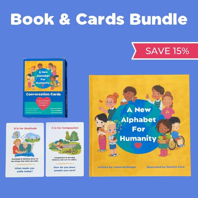 Raising Kind Kids Book and Card Bundle Montessori Book, Affirmation ...