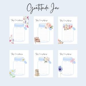 Printable Gratitude Jar - Mindfulness & Manifestation Practice, Instant ...