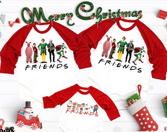 Christmas Friends Shirt | Etsy