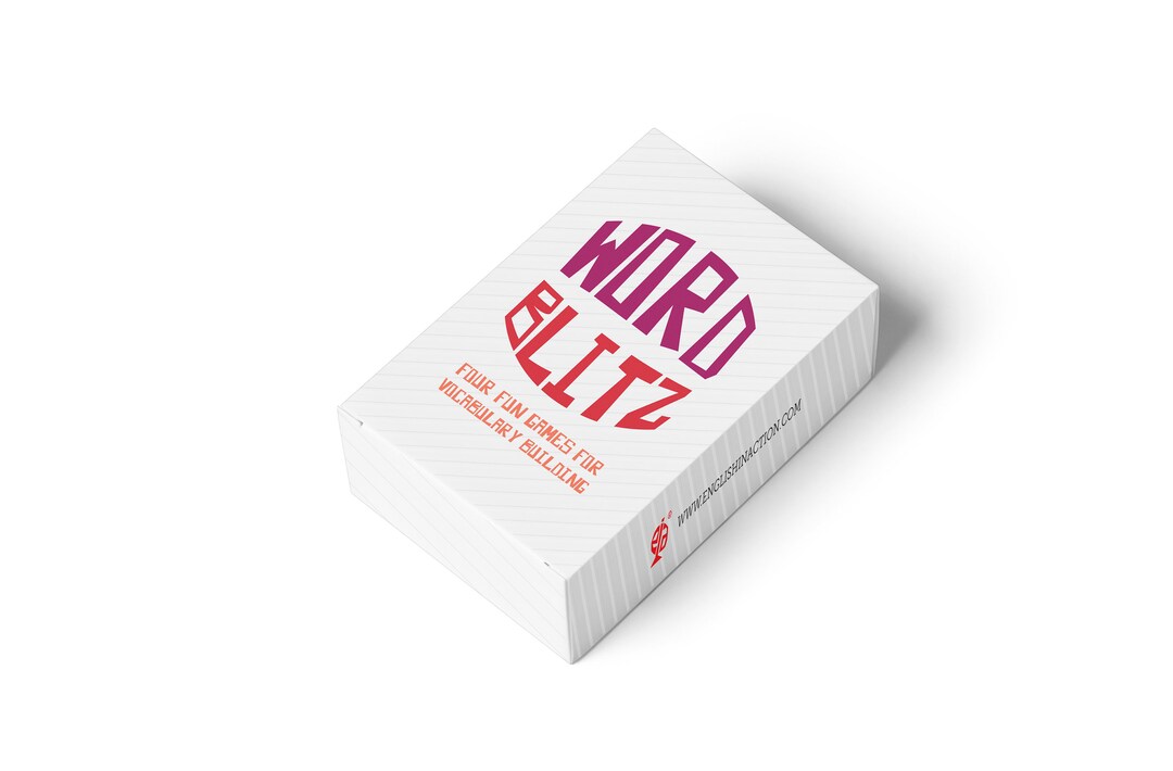 Vocabulary Word Blitz Card Pack ESL Games - Etsy UK