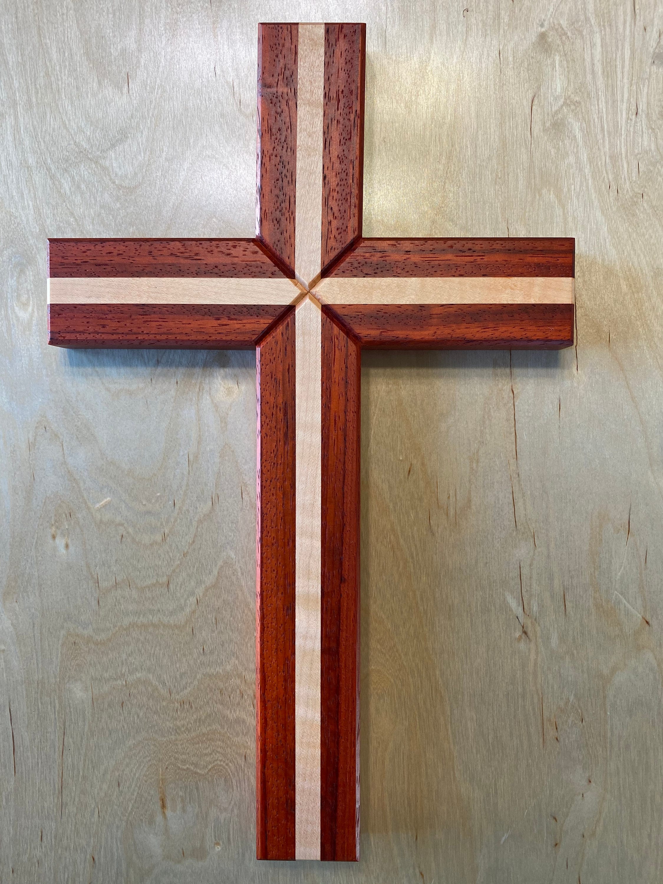 Wooden Cross Exotic African Padauk 16” - Etsy UK