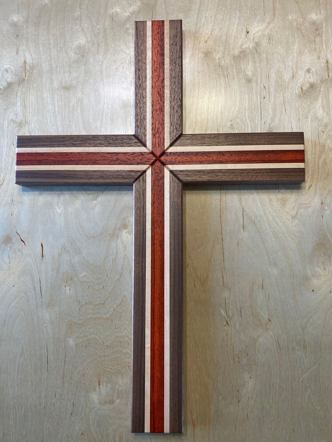 Wooden Cross Exotic African Padauk 24” - Etsy