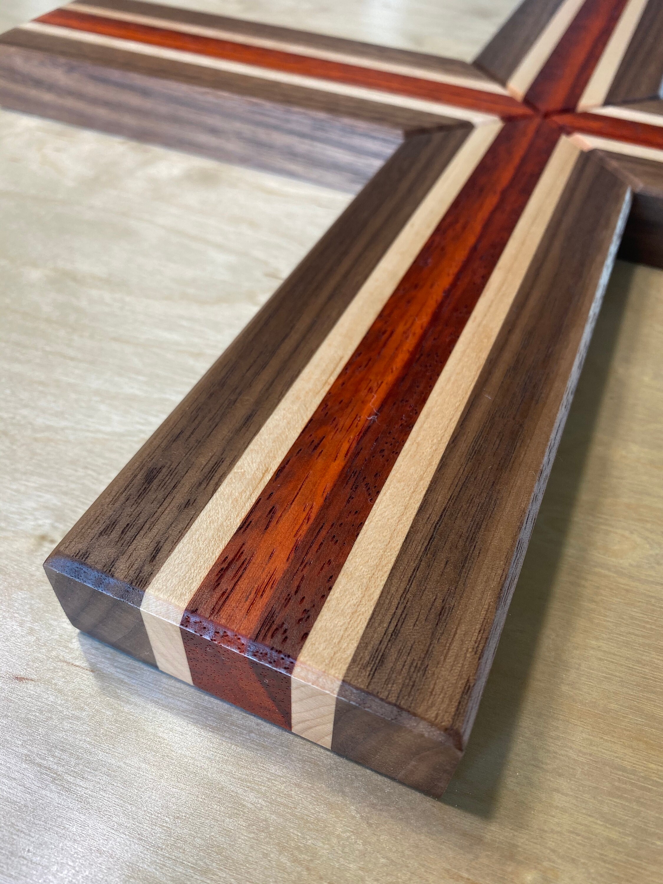 Wooden Cross Exotic African Padauk 24” - Etsy