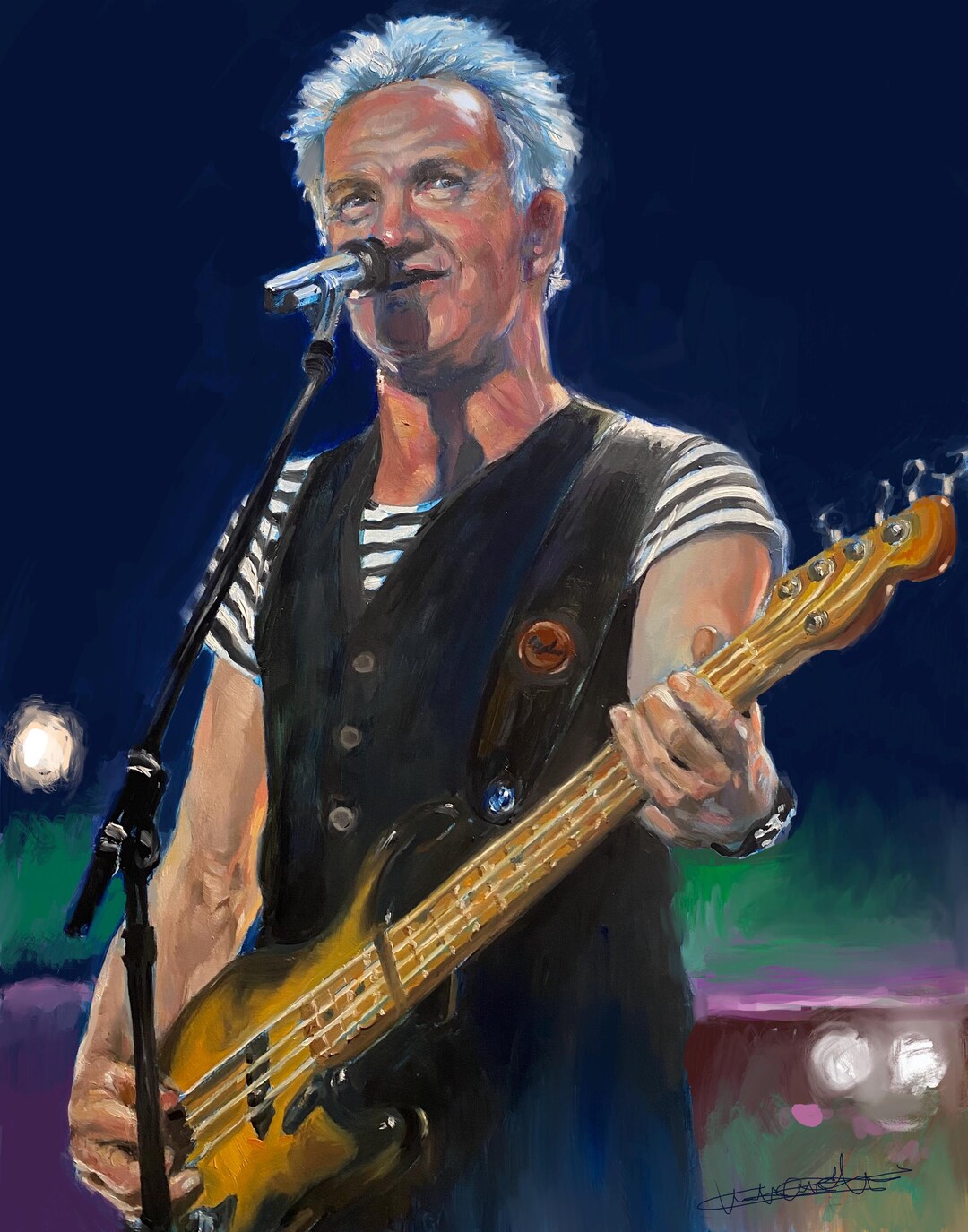 Sting Print of Art Interpretation - Etsy