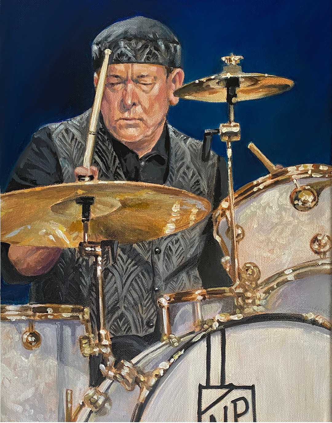 Print of Painting Representing Neil Peart - Etsy