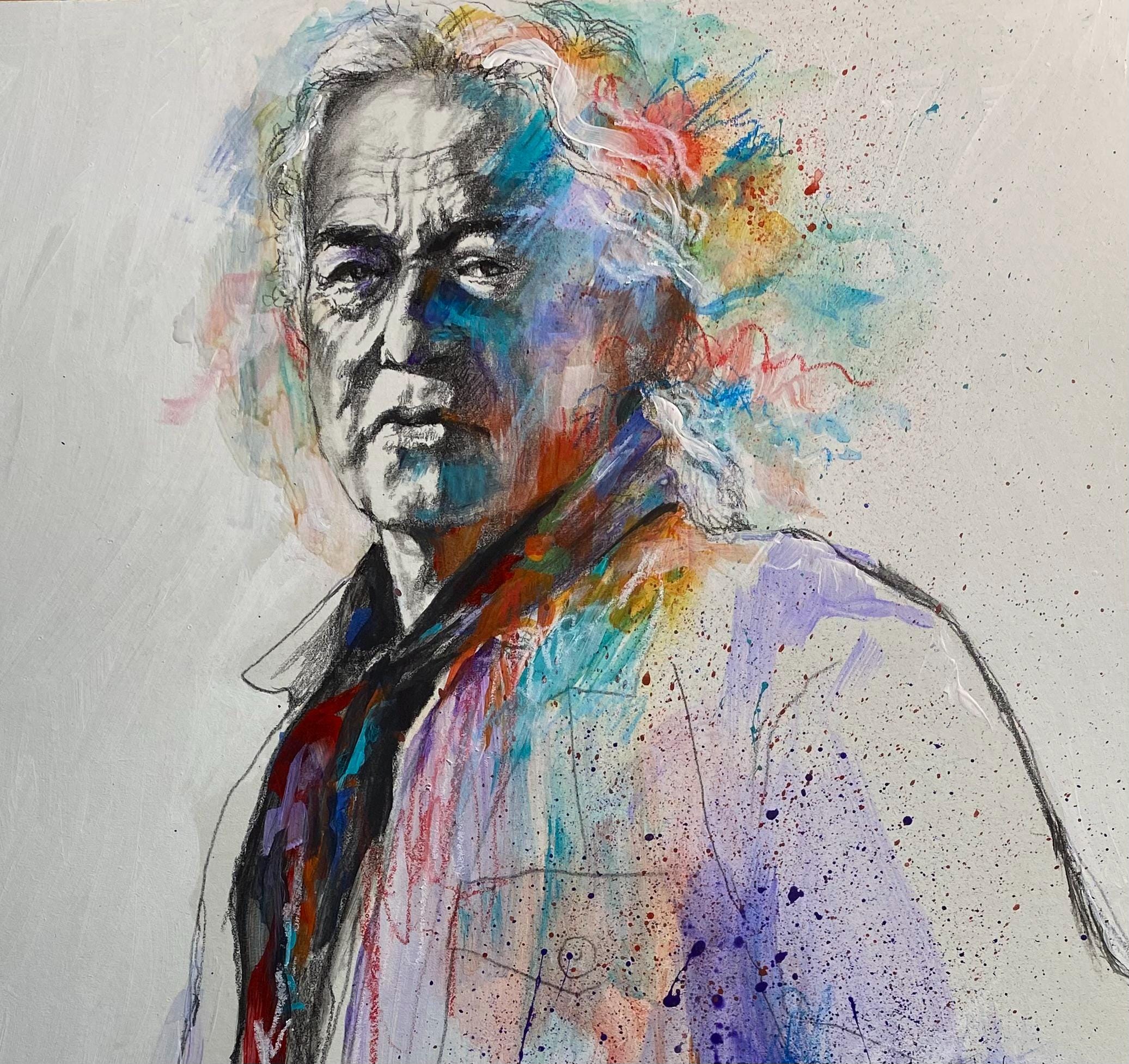 Jimmy Page Print of Art Interpretation - Etsy
