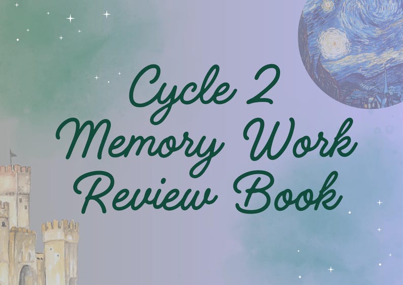 Classical Conversations Foundation Cycle 2 Review Book Memory Work - Etsy