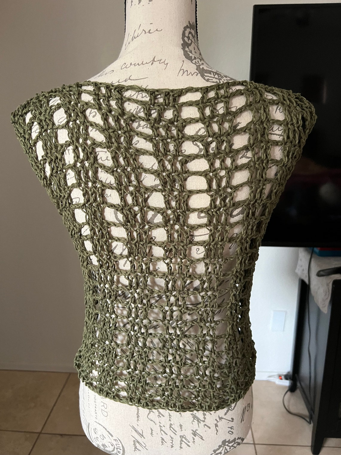 Summer Mesh Top - Etsy