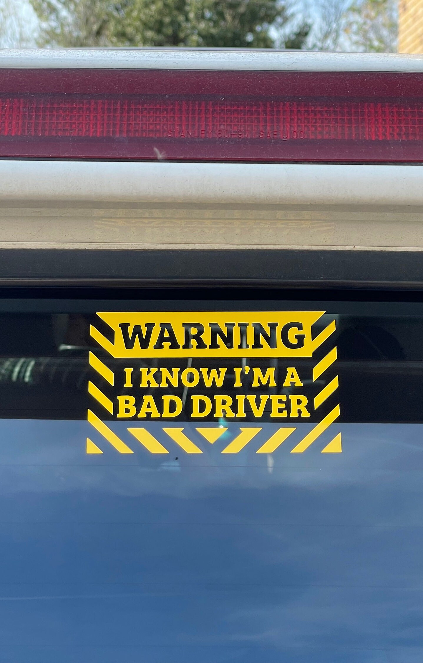 Warning Bad Driver Instant Digital Download SVG PNG JPG Cut File Cricut ...