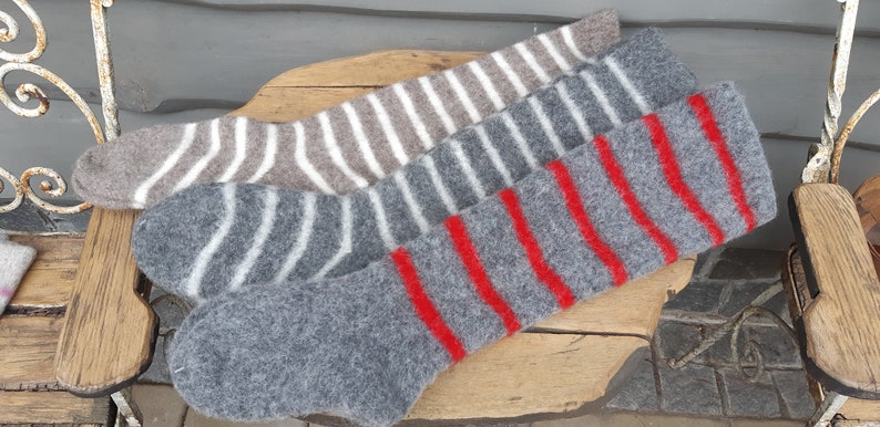 Extra Large Socks Long Woolen Socks Unisex Socks Hand - Etsy