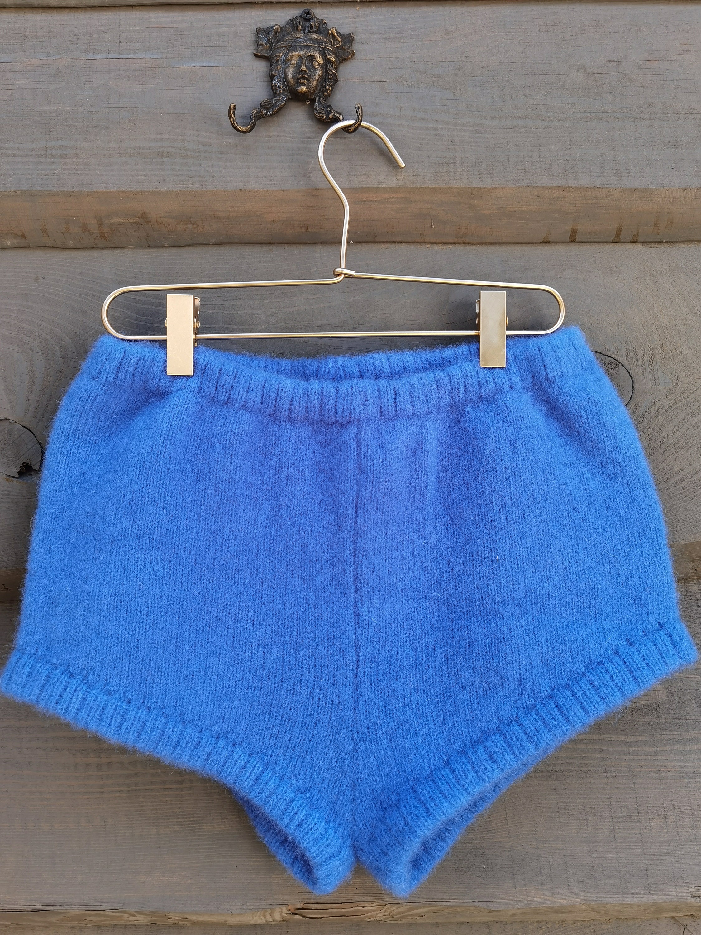 Warm Wool Shorts Hand Knitted Warm Shorts Sheep Wool - Etsy