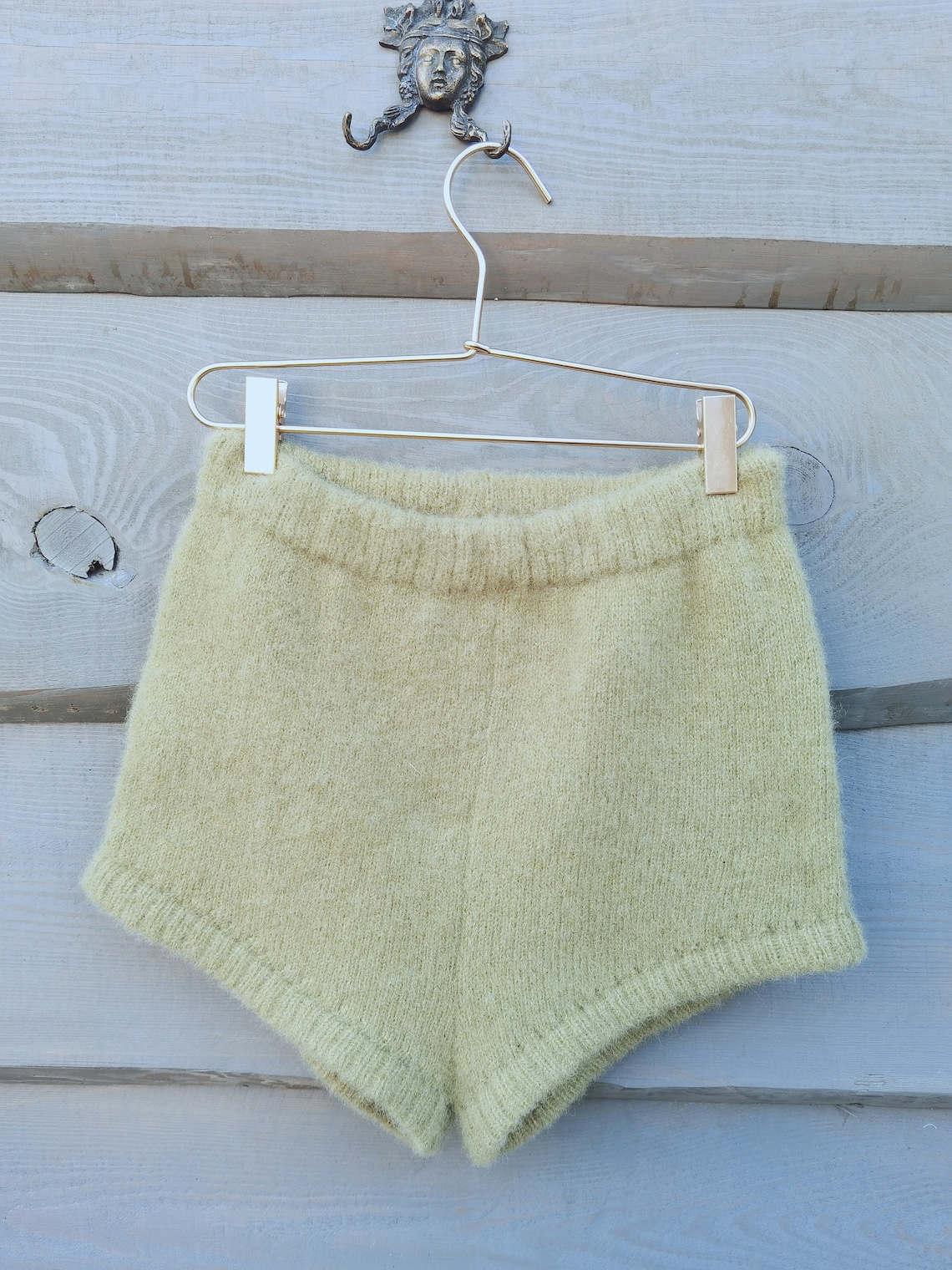 Hand Knitted Merino Wool Shorts | Warm Woolen Underwear - Etsy