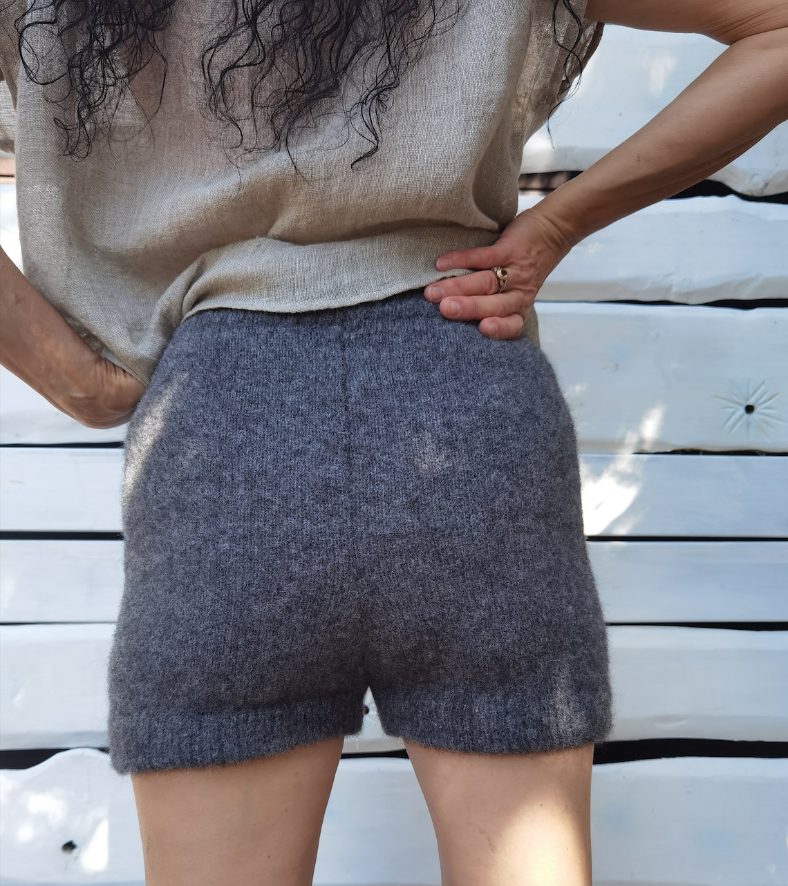 Handmade Warm Woolen Shorts | Sheep Wool - Etsy