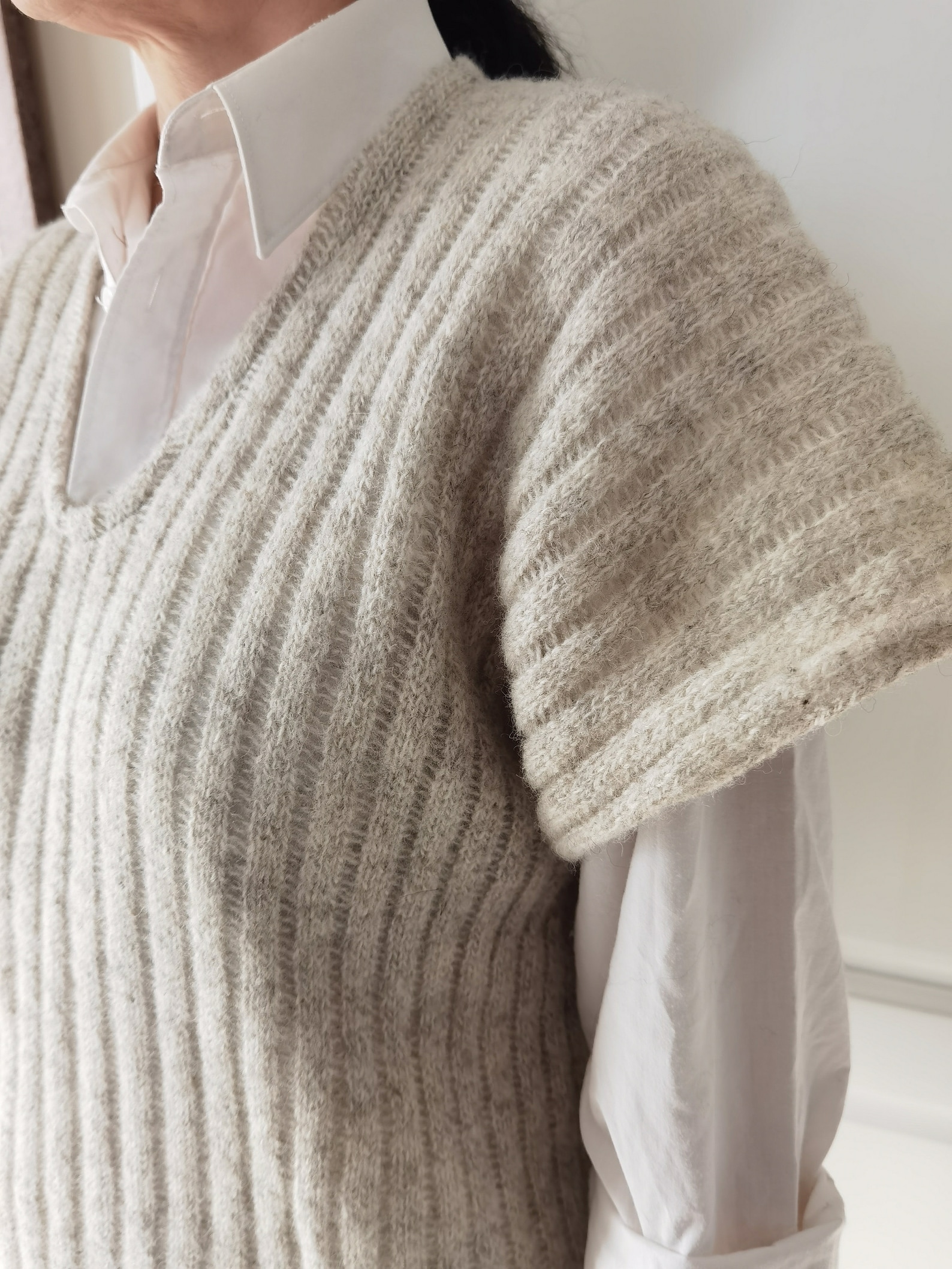 Handmade Wool Vest | Knit Sweater Vest for Women - Etsy