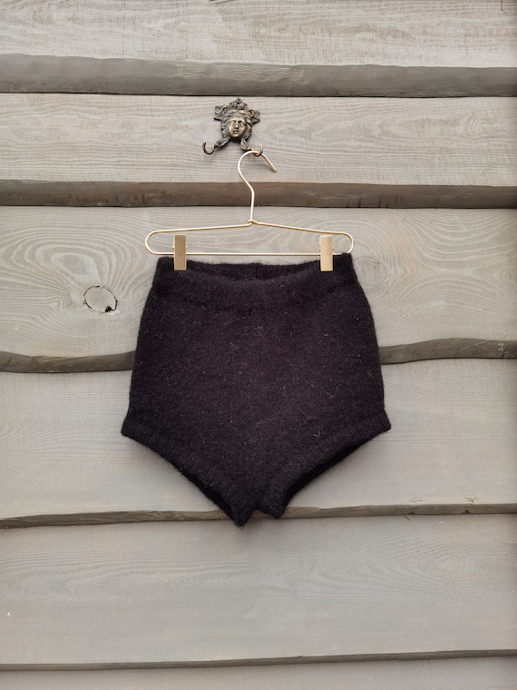 Warm Wool Shorts Hand Knitted Warm Shorts Sheep Wool - Etsy
