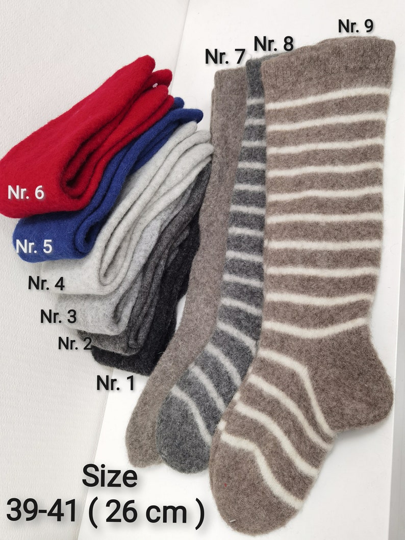 Extra Large Socks Long Woolen Socks Unisex Socks Hand - Etsy