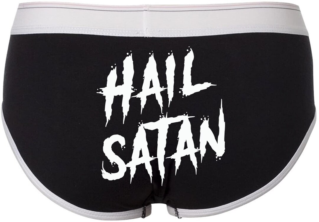 Hail Satan Witch Goth Scream Queen Underwear Horror Chick - Etsy