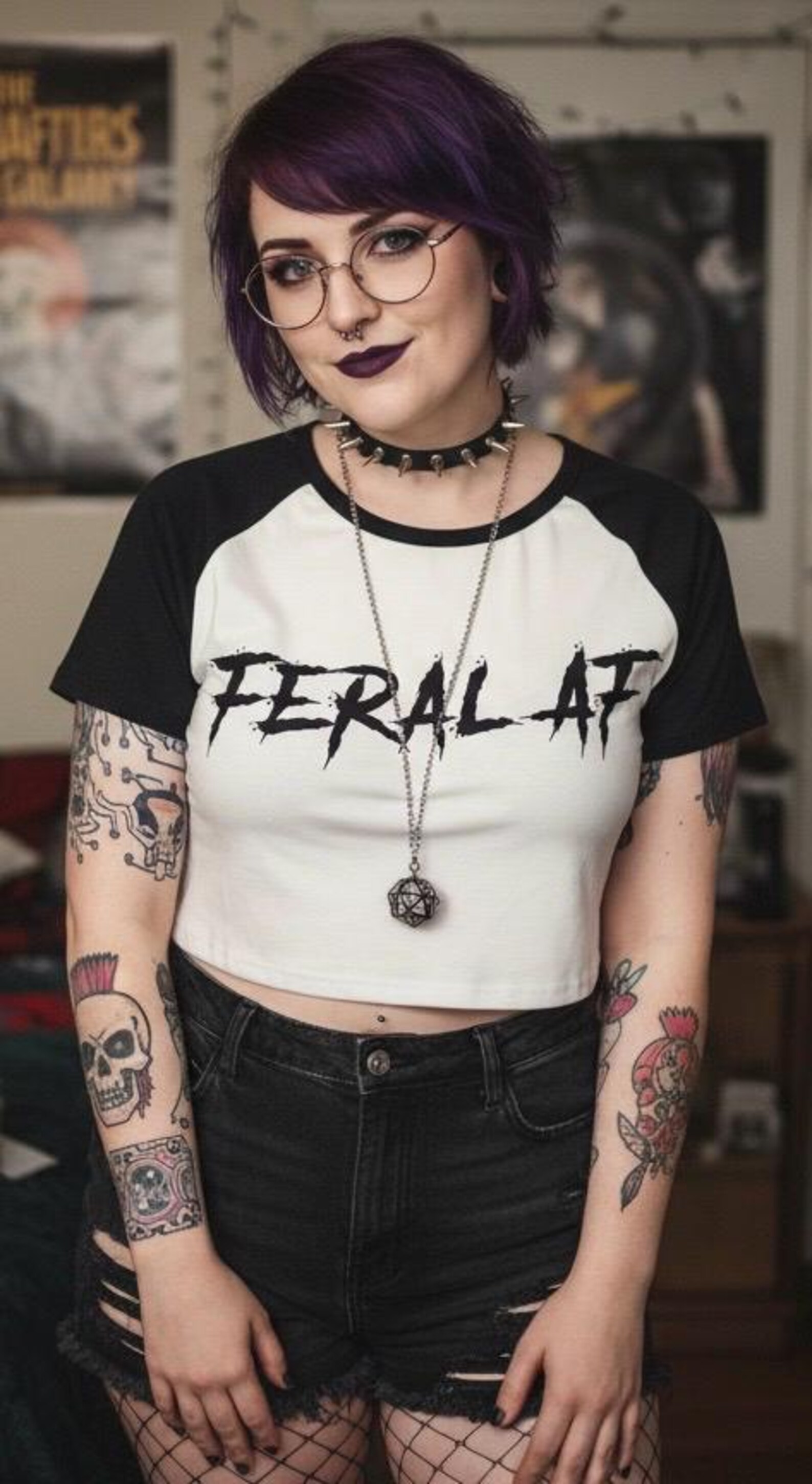 Feral AF Crop Top - Etsy