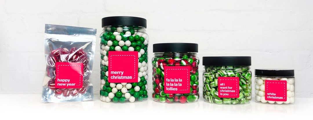 Customised Lolly Jars. Free Shipping. Choose the Label, Lollies, and ...