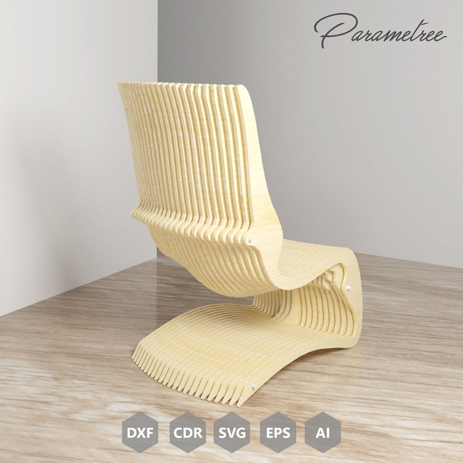 Parametric Chair 02 Design for Home Office and Interiors - Etsy