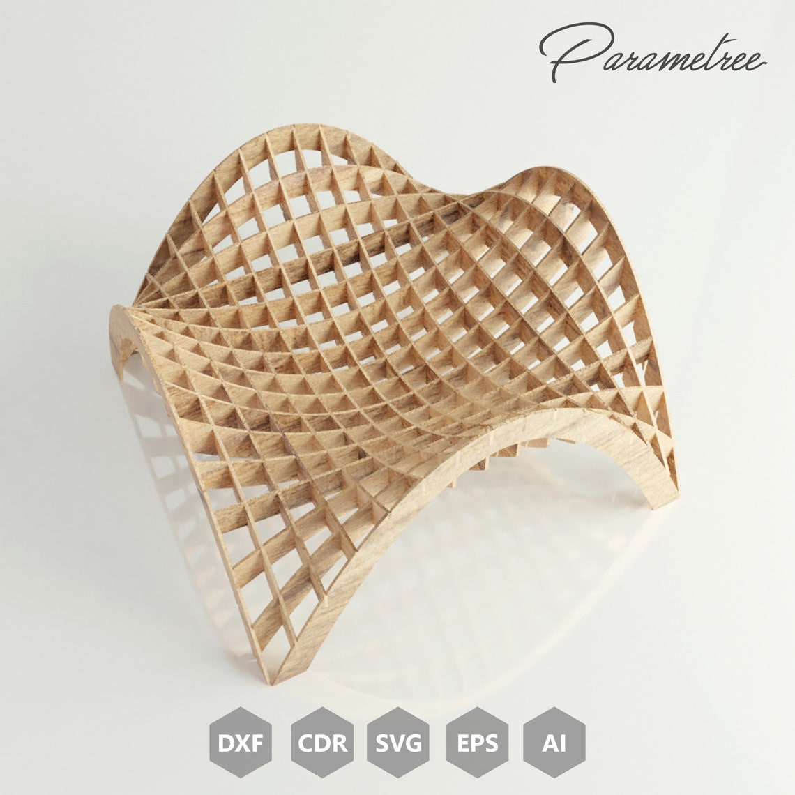 Parametric Coffee Table CNC Plans: Waffle 01, DXF Files (digital ...