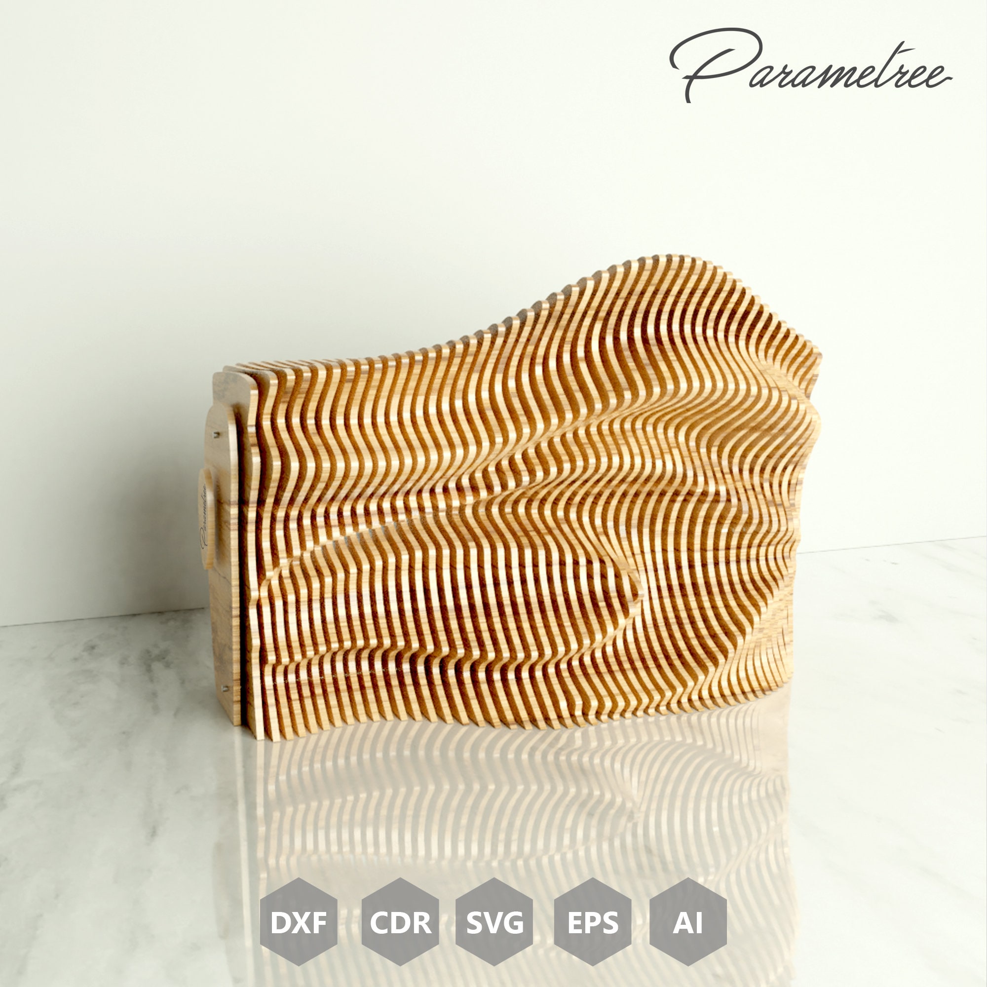Parametric Counter Waft-01 Design for Office and Interiors - Etsy