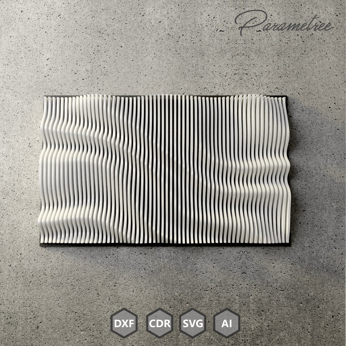 Parametric Wall Panel 03 Design for Home Office and Interiors - Etsy