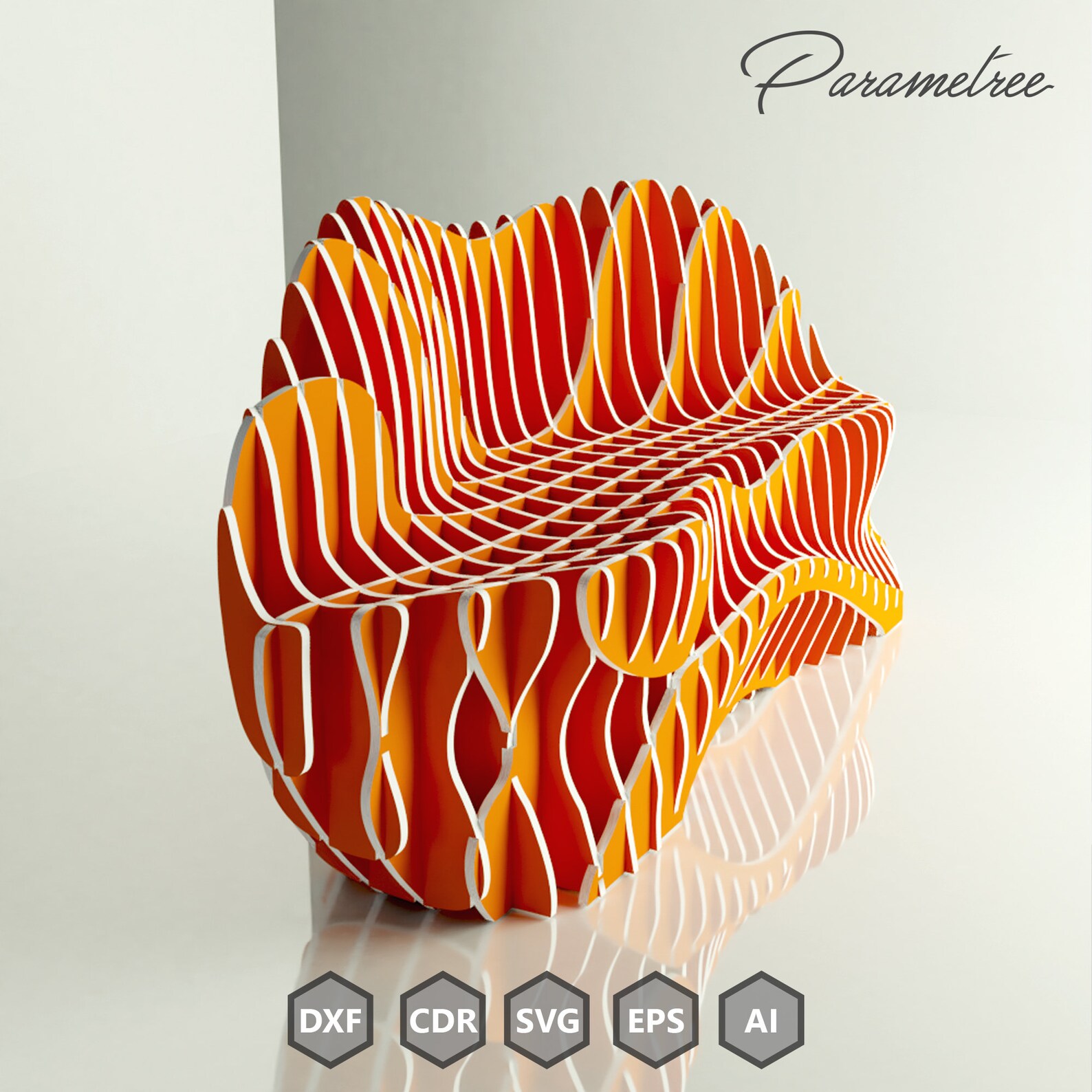 Parametric Sofa Waffle Wooden Sofa Laser Cut Parametric - Etsy