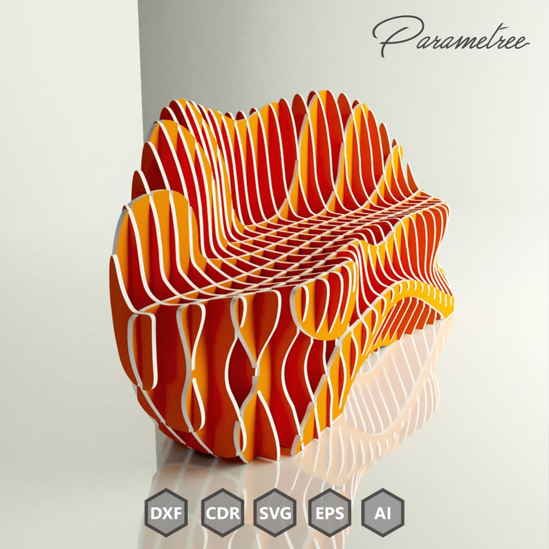 Parametric Sofa Waffle Wooden Sofa Laser Cut Parametric - Etsy