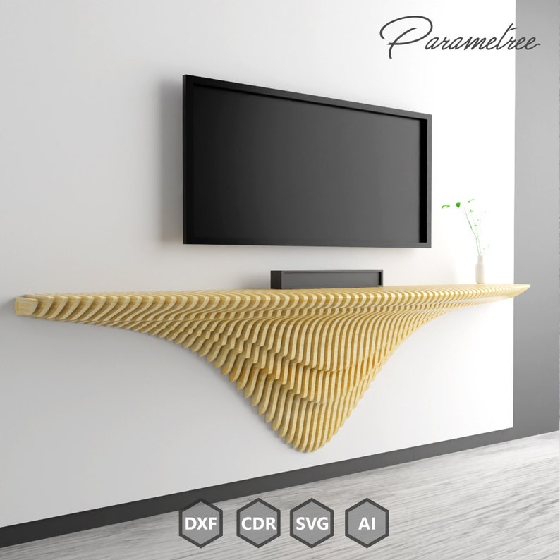 Parametric Shelf 02: Laser Cut DXF Vector Template (digital Download ...