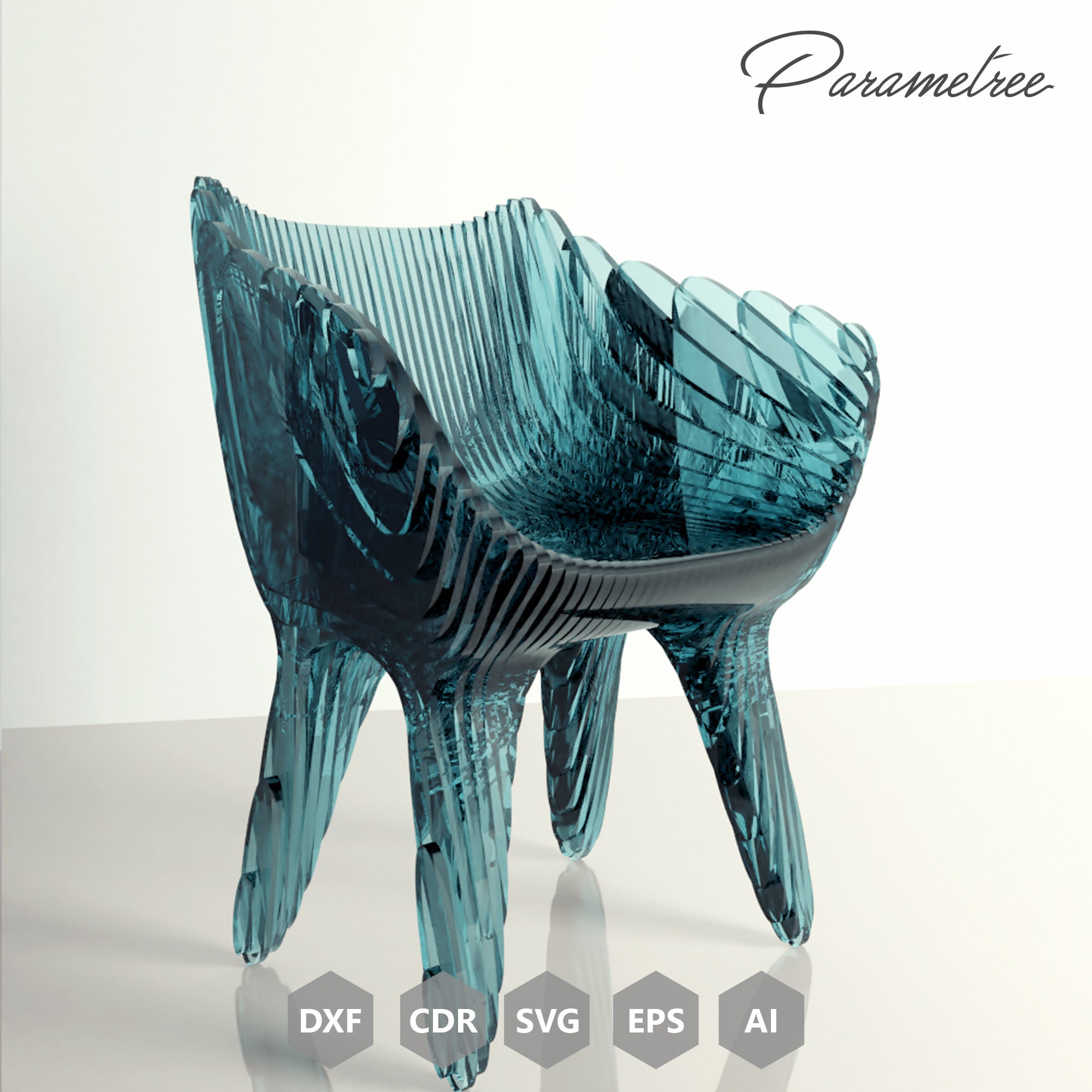 Parametric Office Chair 05 Cnc Plans Dxf Files for Laser - Etsy