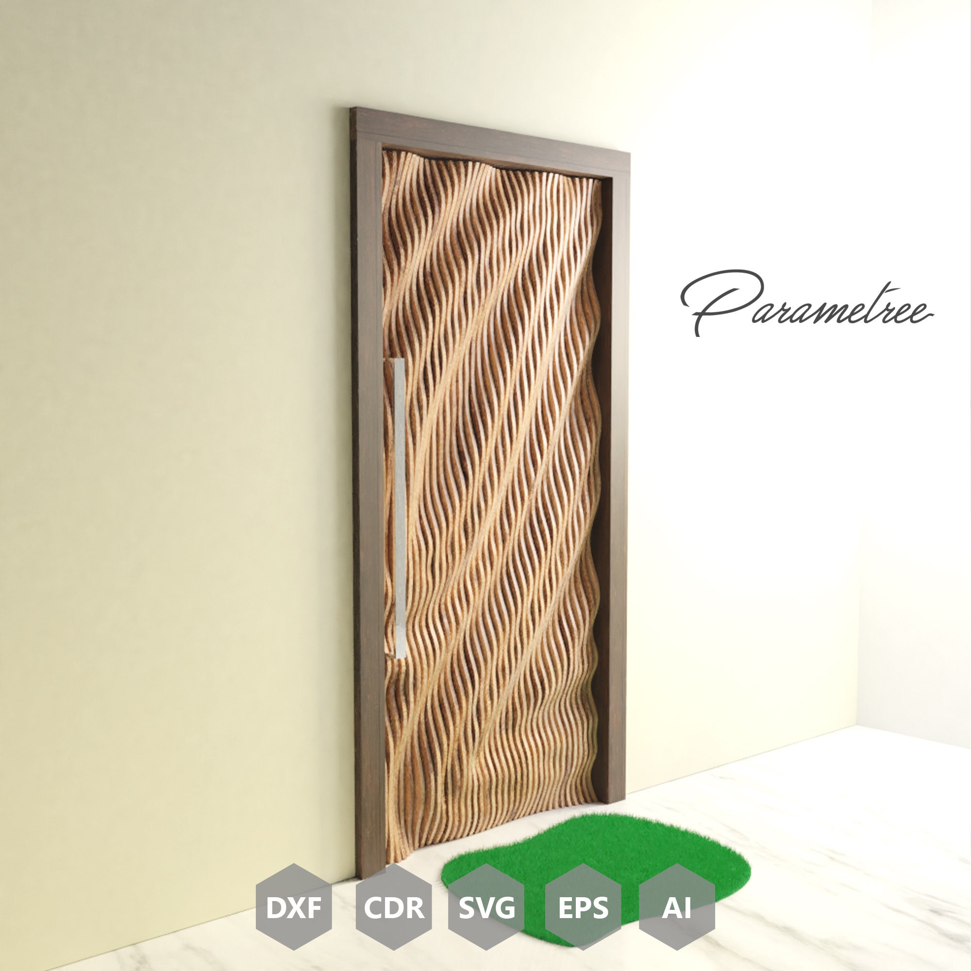 Parametric Door-01 Parametric Wood Door CNC Files DXF Files - Etsy UK