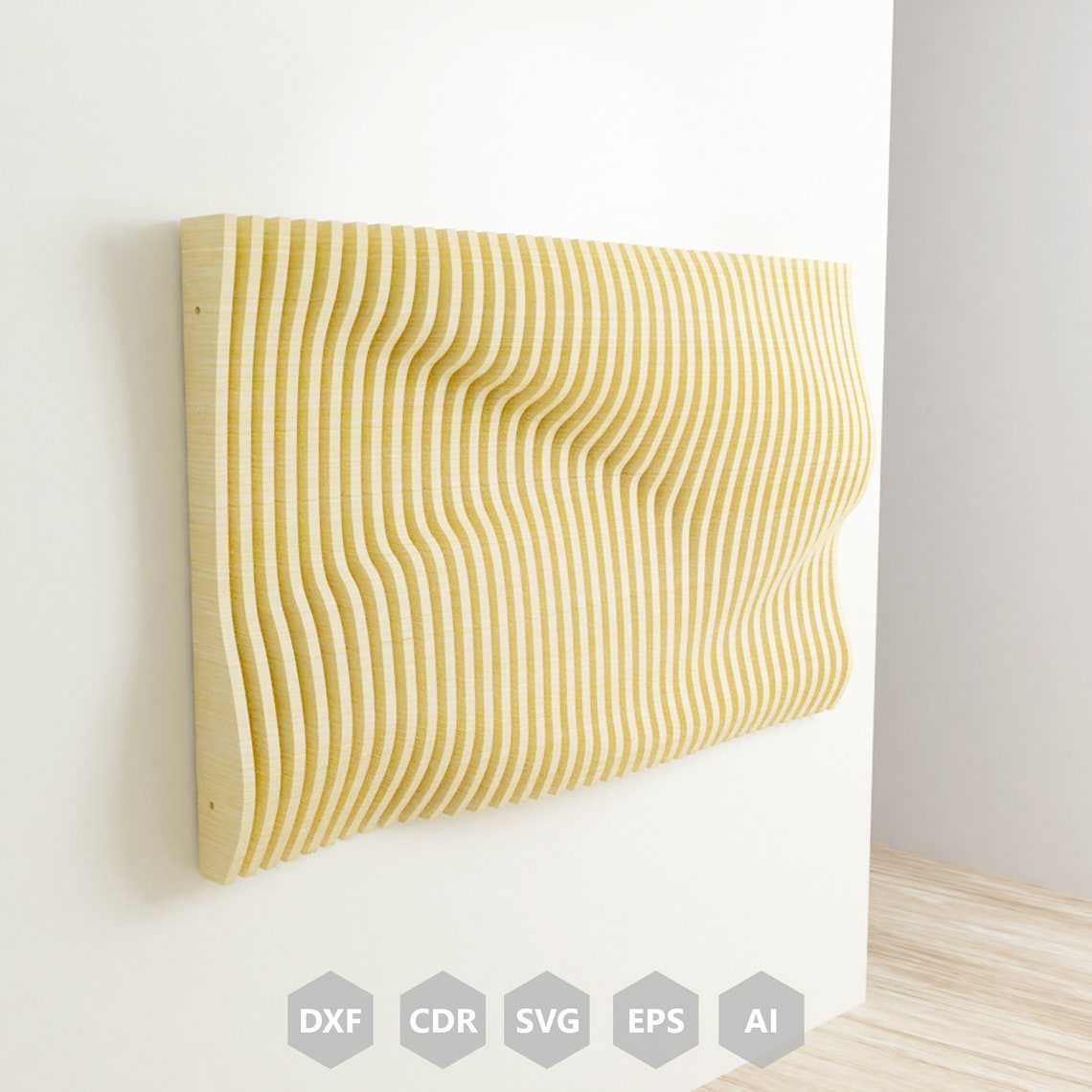 Parametric Wall Art Design: DXF Vector Template (digital Download) - Etsy