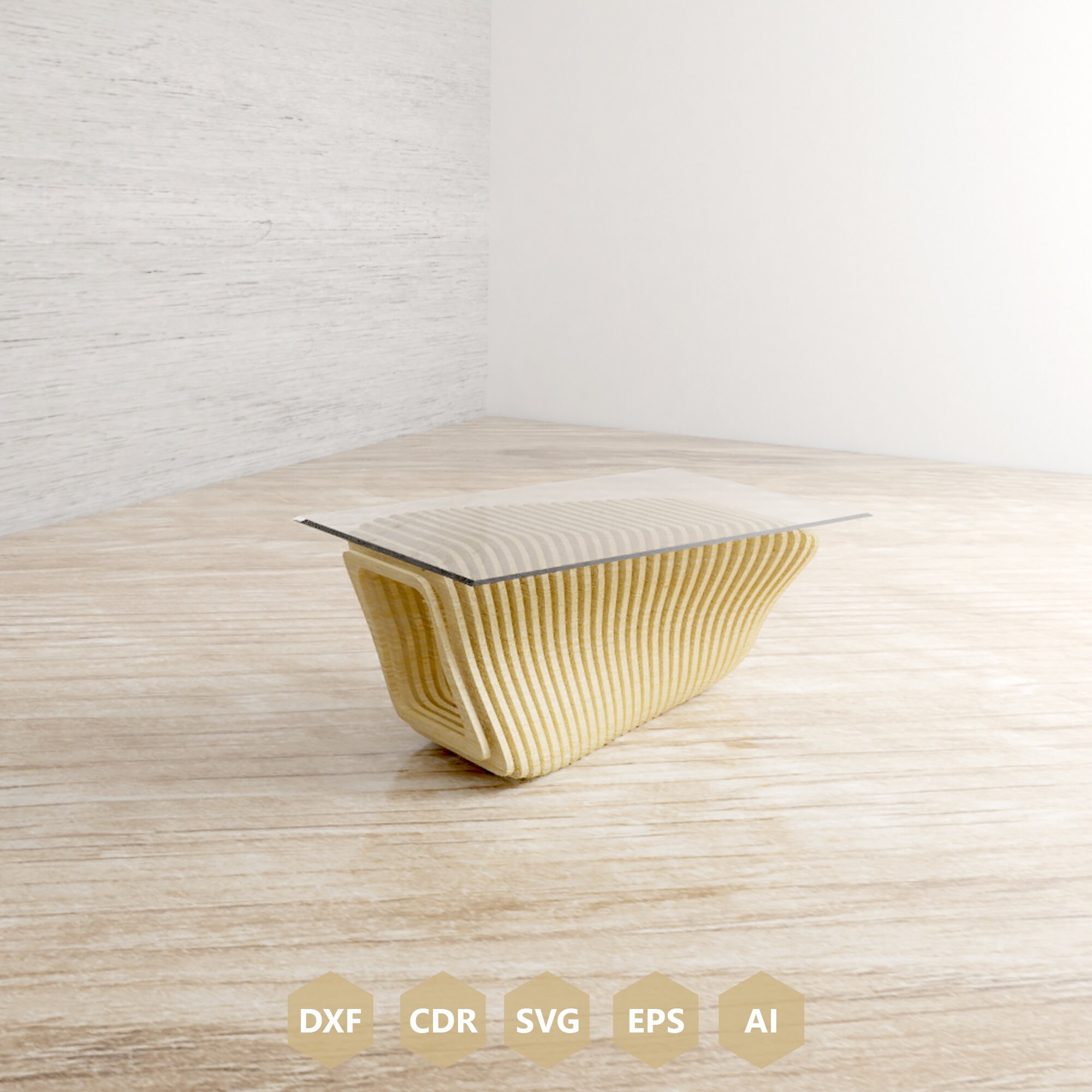 Parametric Coffee Table CNC Cutting Dxf Files Vector Files for | Etsy India