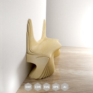 Parametric Bench Design for Home Office and Interiors Digital Download Dxf Files Vector Template ...