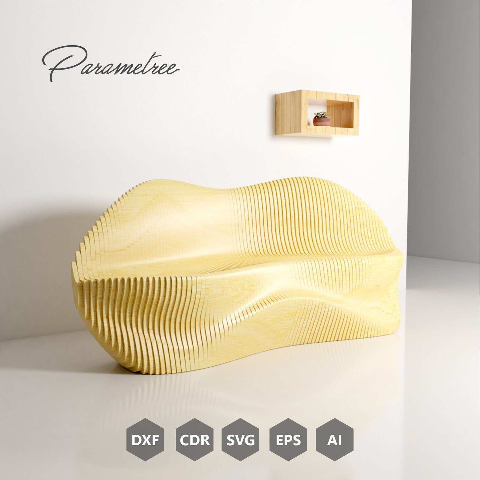 Parametric Sofa SD1 Wooden Sofa laser cut Parametric bench | Etsy