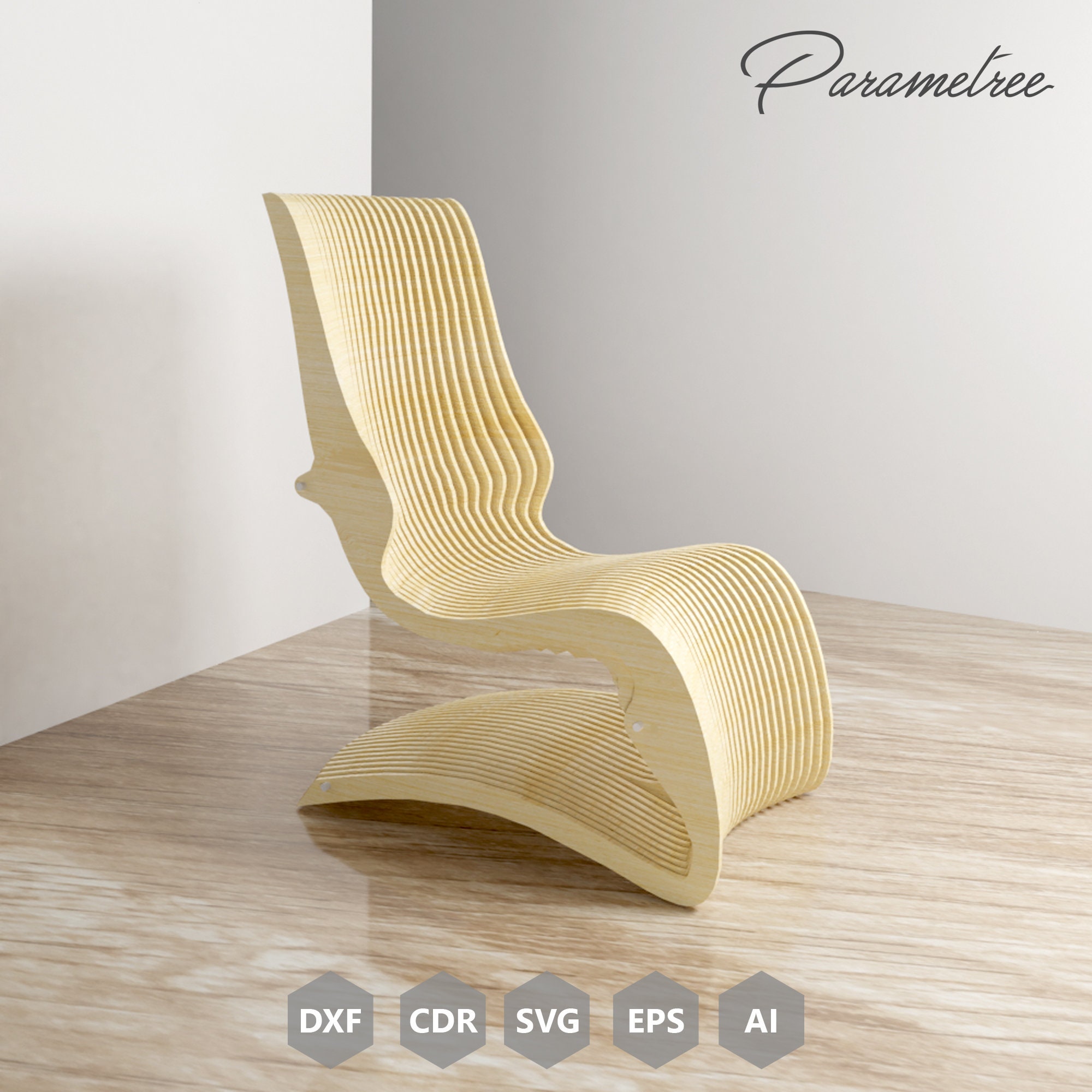Parametric Chair 02 Design for Home Office and Interiors - Etsy