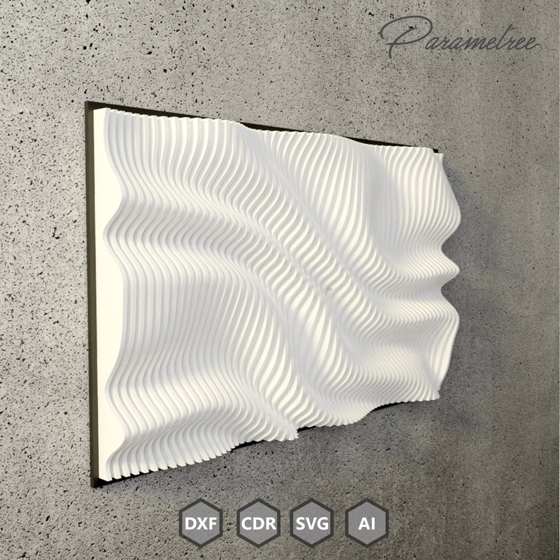 Parametric Wall Panel 03 Design for Home Office and Interiors - Etsy