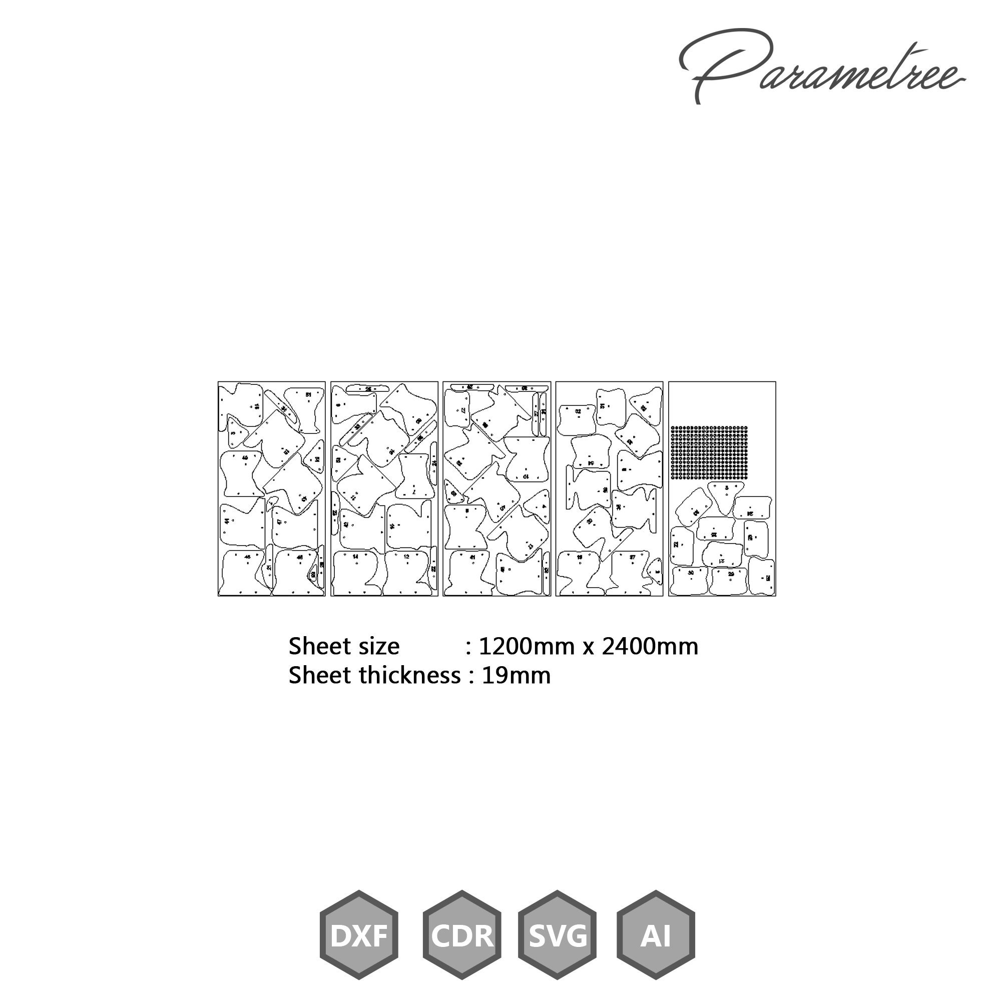 Parametric Bench-03 Design for Home Office and Interiors Digital ...