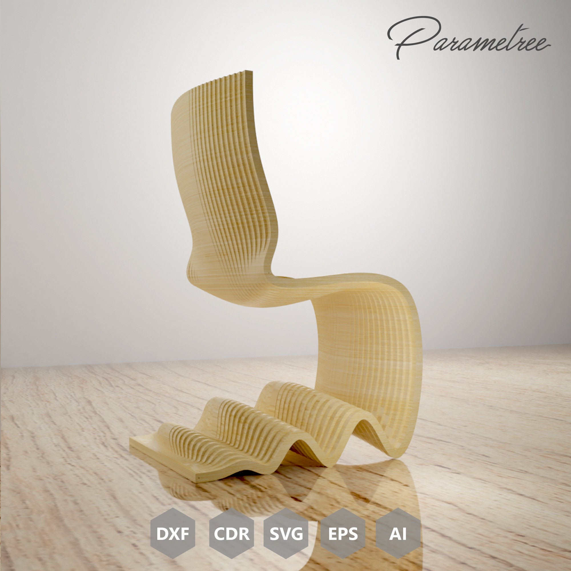 Parametric Chair VIPER. Design for Home Office and Interiors Digital ...