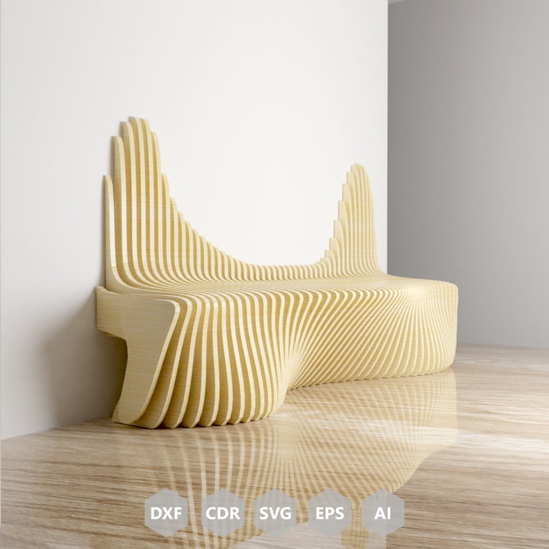 Parametric Bench Design for Home Office and Interiors Digital Download ...