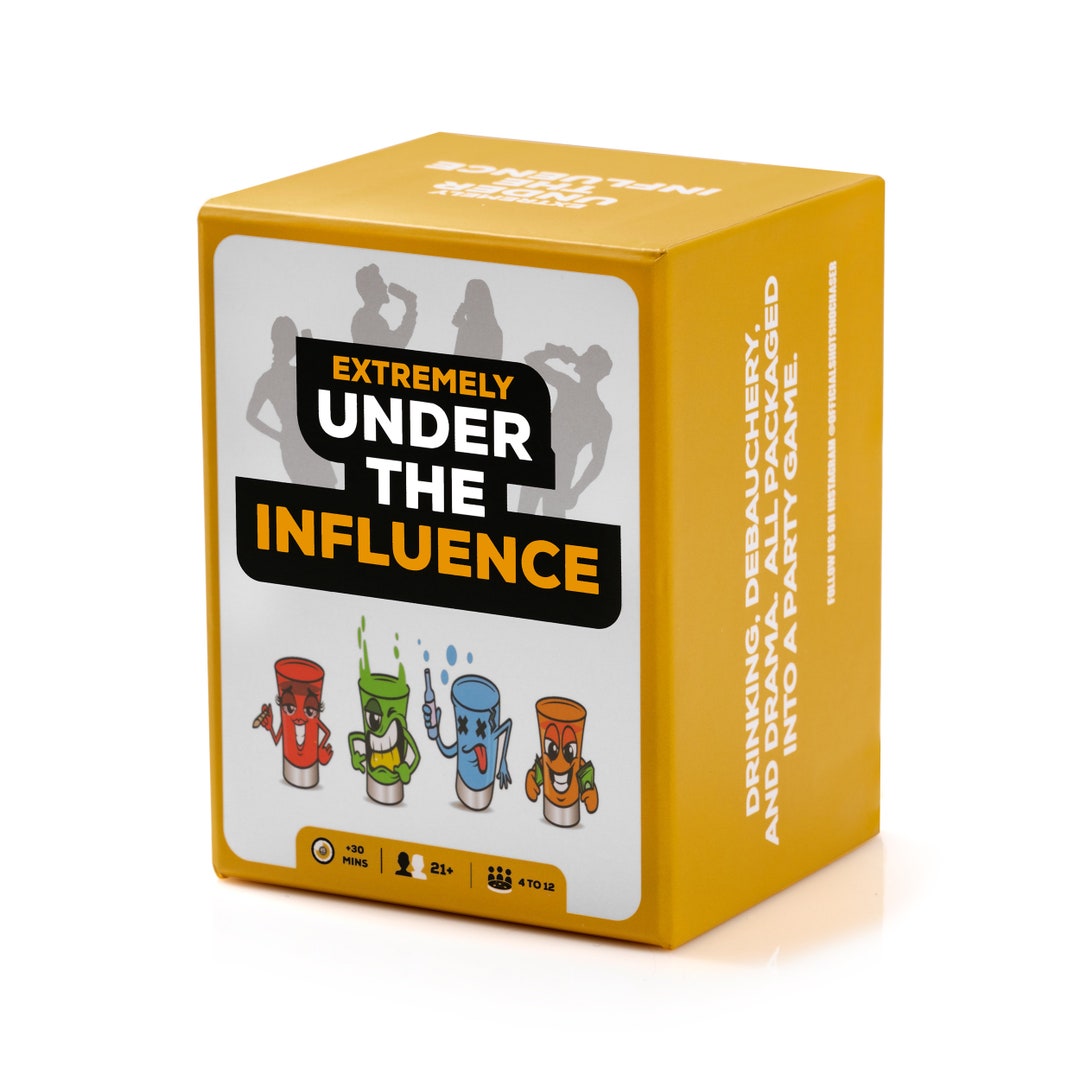 Extremely Under the Influence Expansion: Adult Party Drinking Game - Etsy