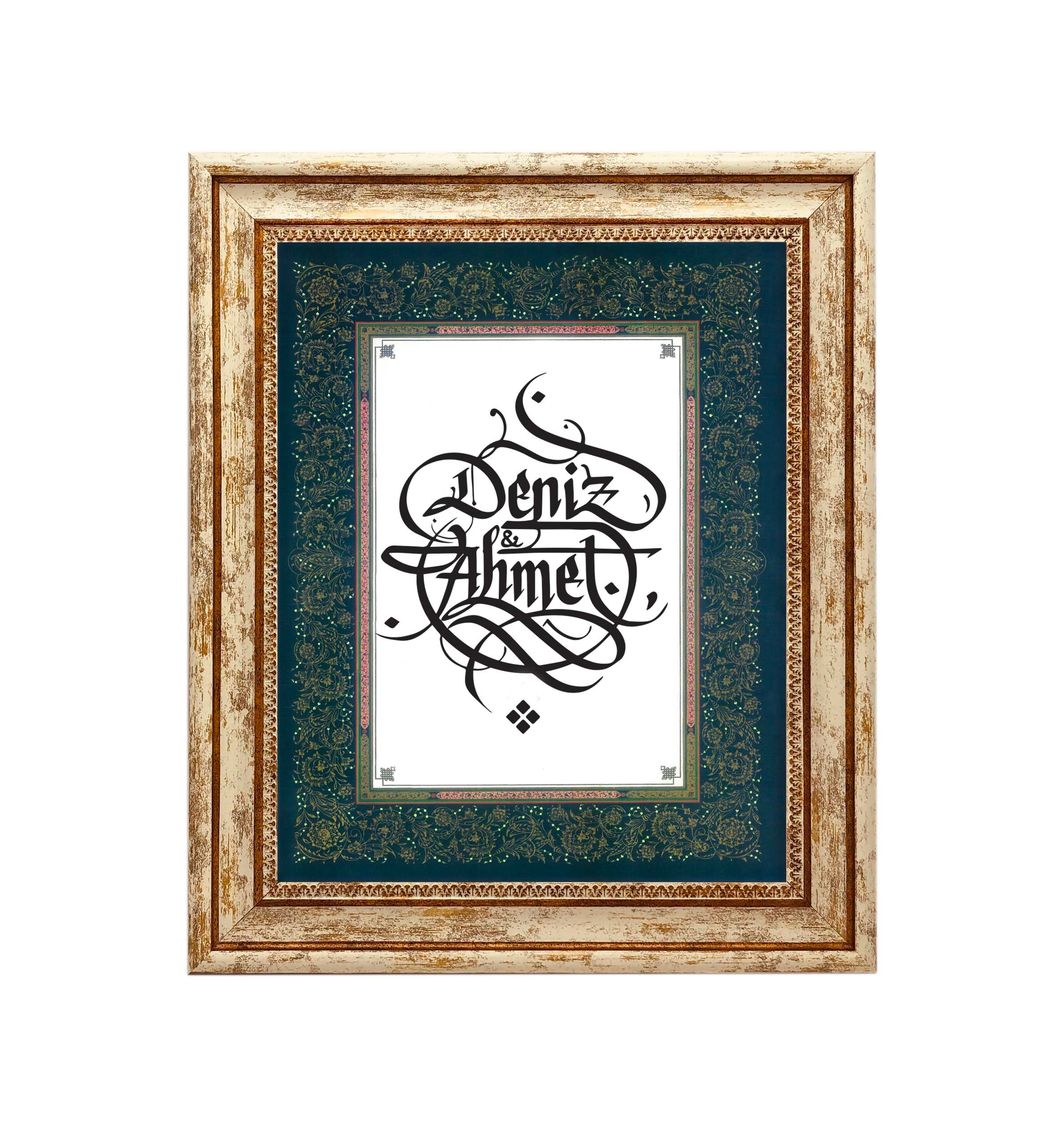 Framed Custom Calligraphy Handwriting - Etsy