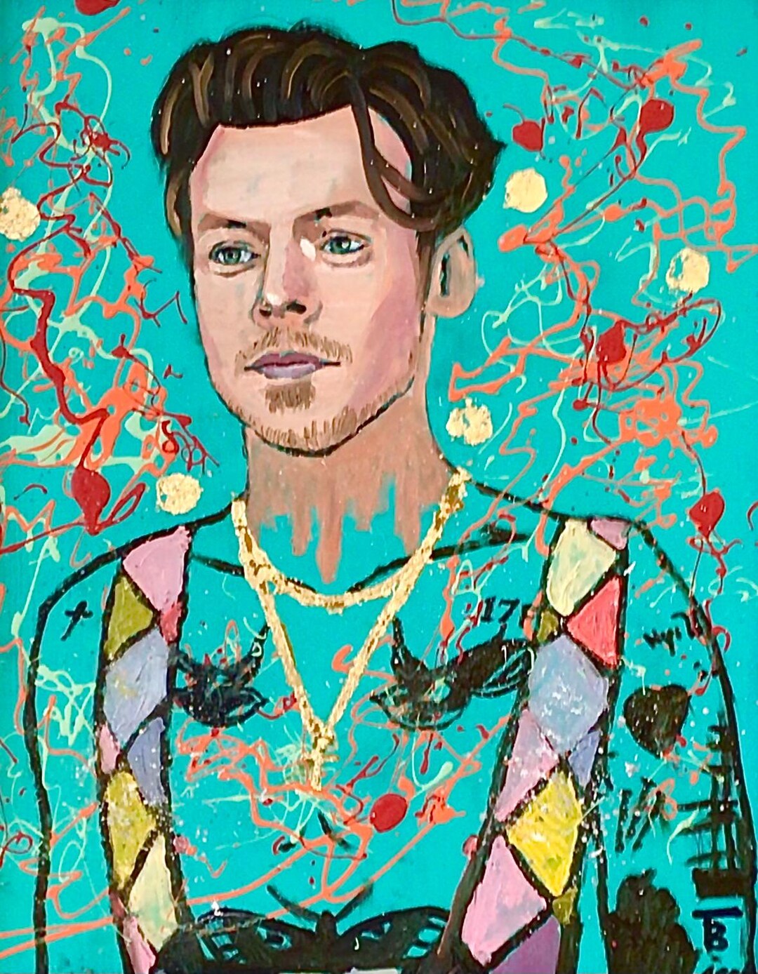Harry Styles Canvas Print - Etsy