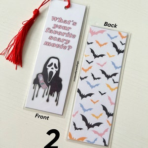 Scream Themed Bookmarks Pt.1 - Etsy