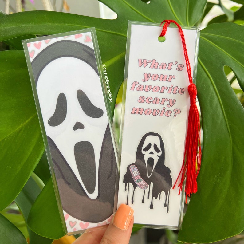 Scream Themed Bookmarks Pt.1 - Etsy