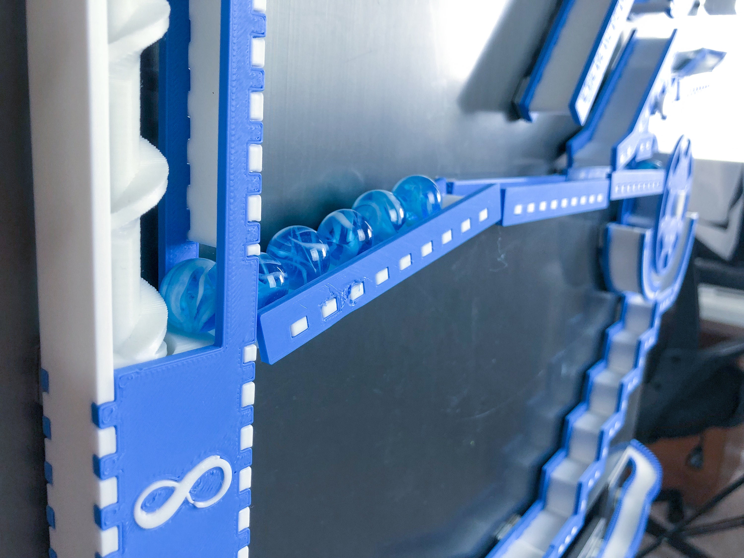 Infinity Trax 3D Printable Marble Run STL Files With Powered Archimedes ...