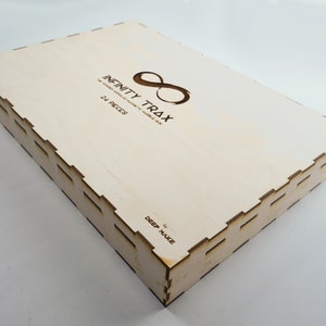 Modular Wooden Magnetic Marble Run Infinity Trax - Etsy